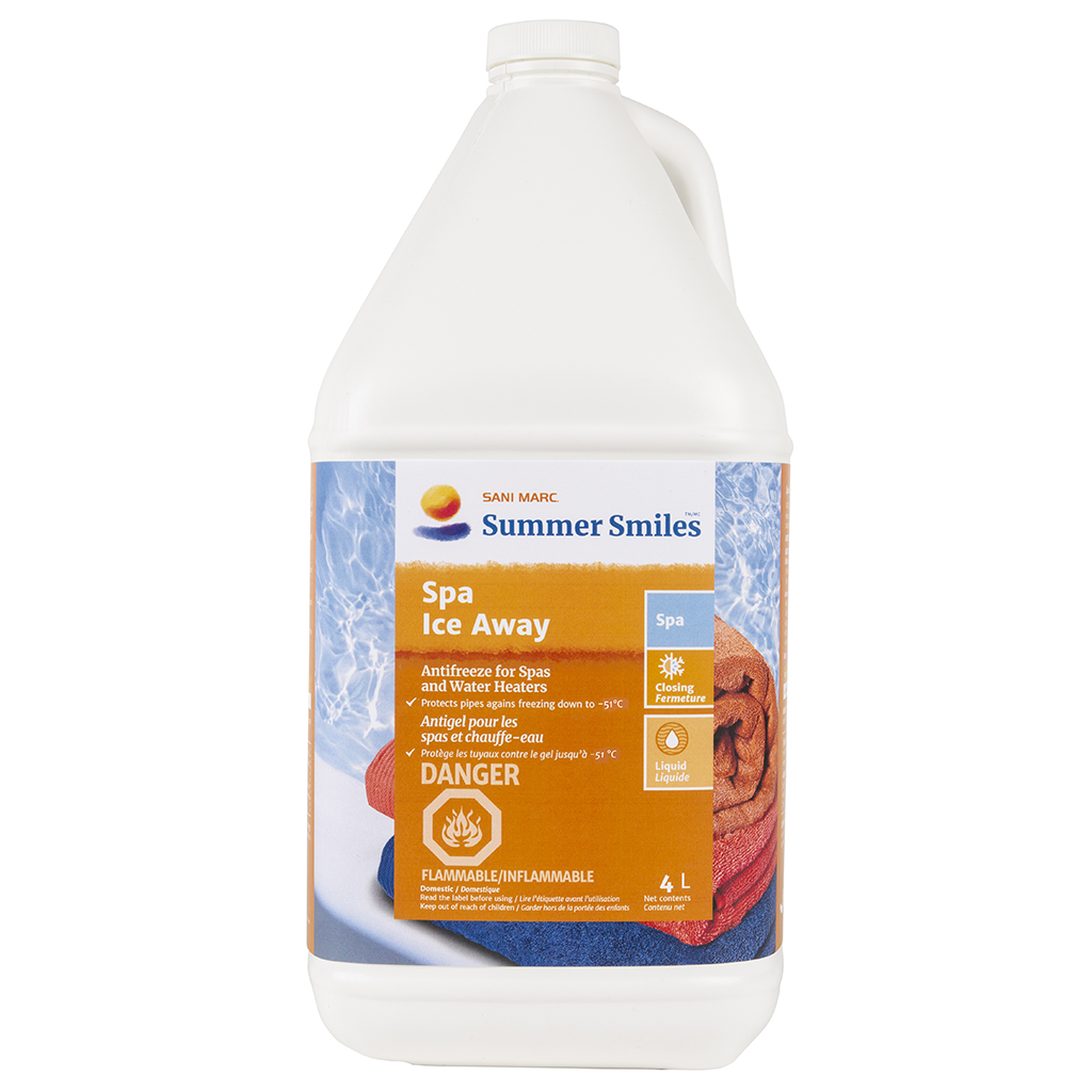 Antigel à piscine Summer Smiles Ice Away 4 L - Piscines Bel-Eau